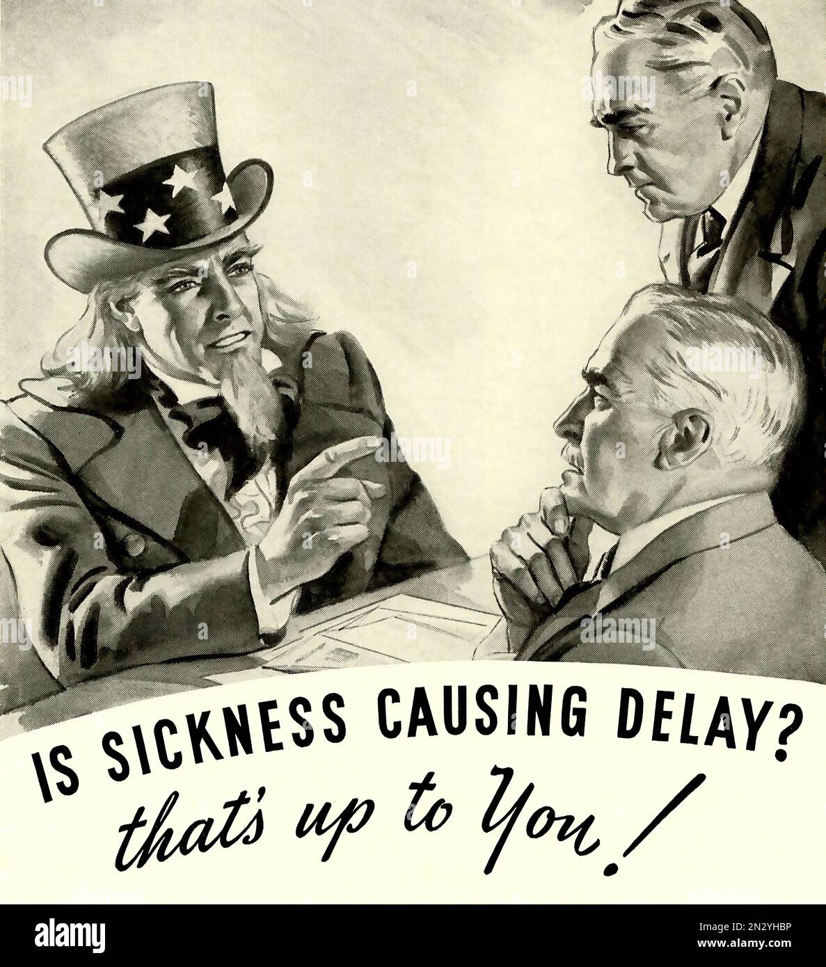 1941 Uncle Sam - World War II - U.S propaganda Poster Stock Photo - Alamy