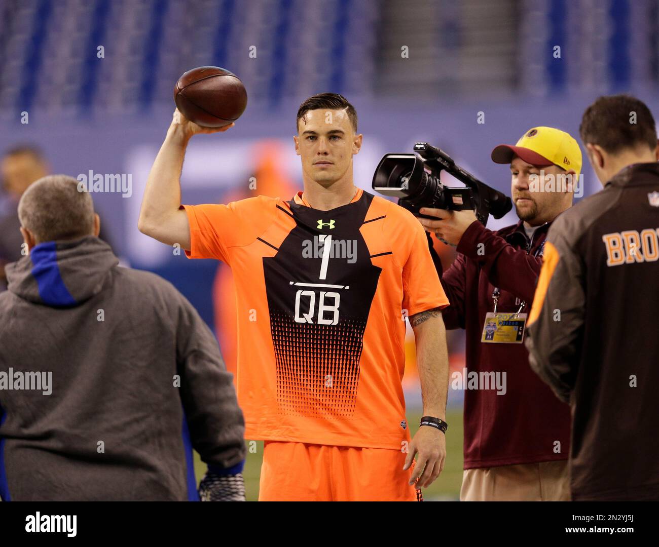 Southeastern Louisiana quarterback Bryan Bennett is filmed during a ...