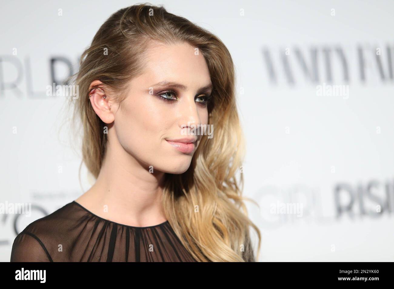 Dylan Penn attends the Vanity Fair And L'oreal Paris DJ Night at 1Oak ...