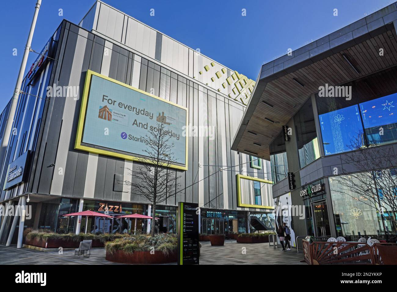 The Barcode leisure Centre at Drake’s Circus in the city centre of ...