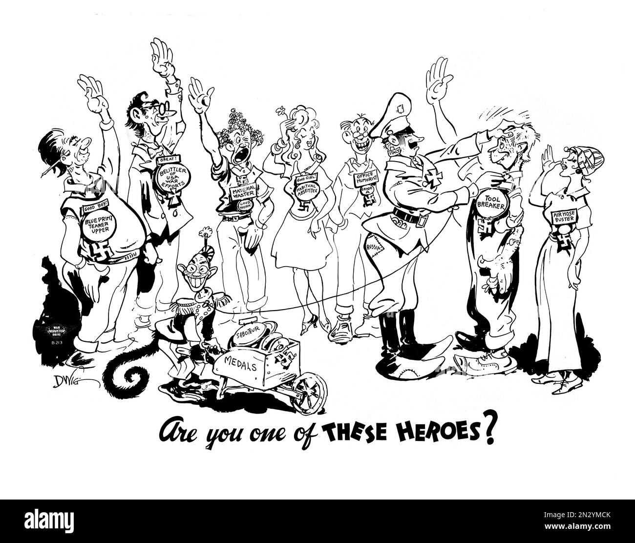 Vintage hitler poster Cut Out Stock Images & Pictures - Alamy