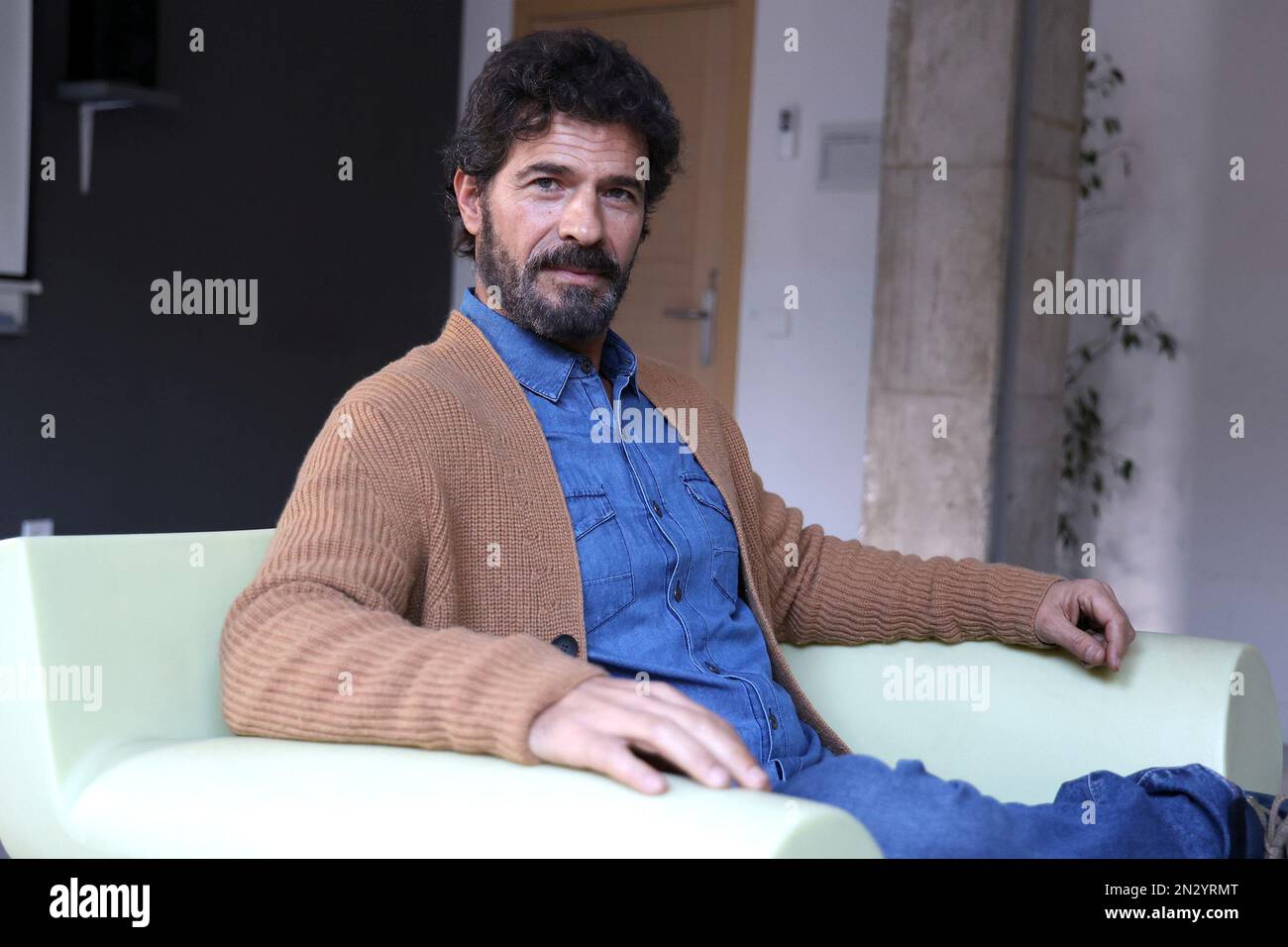 Actor Rodolfo Sancho poses for Europa Press at the CEF Escuela de Artes ...