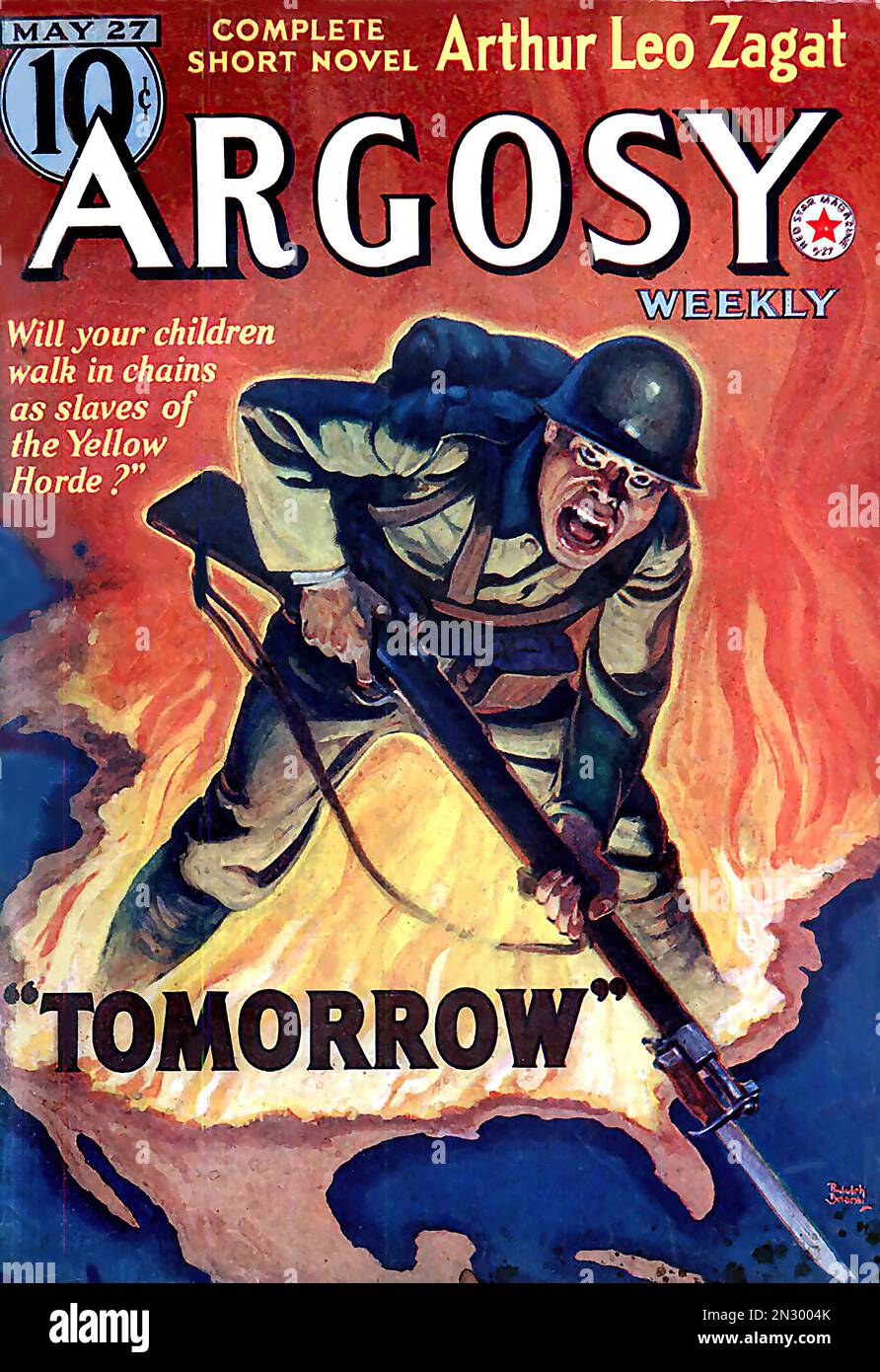 Aogosy 1940 slaves of the yellow horde! - American comics magazine ...