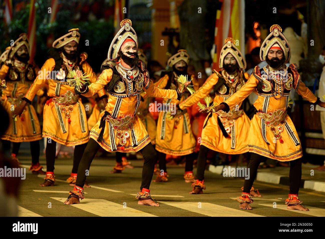 Sri Lanka Traditional Dancers performs during the annual Navam Maha ...