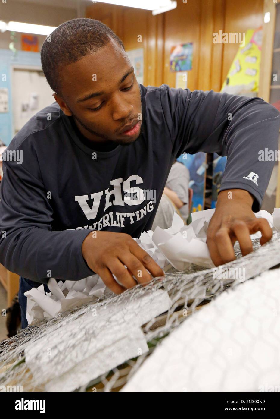 Darius Williams, 18, a Vicksburg High power lifter and football player ...