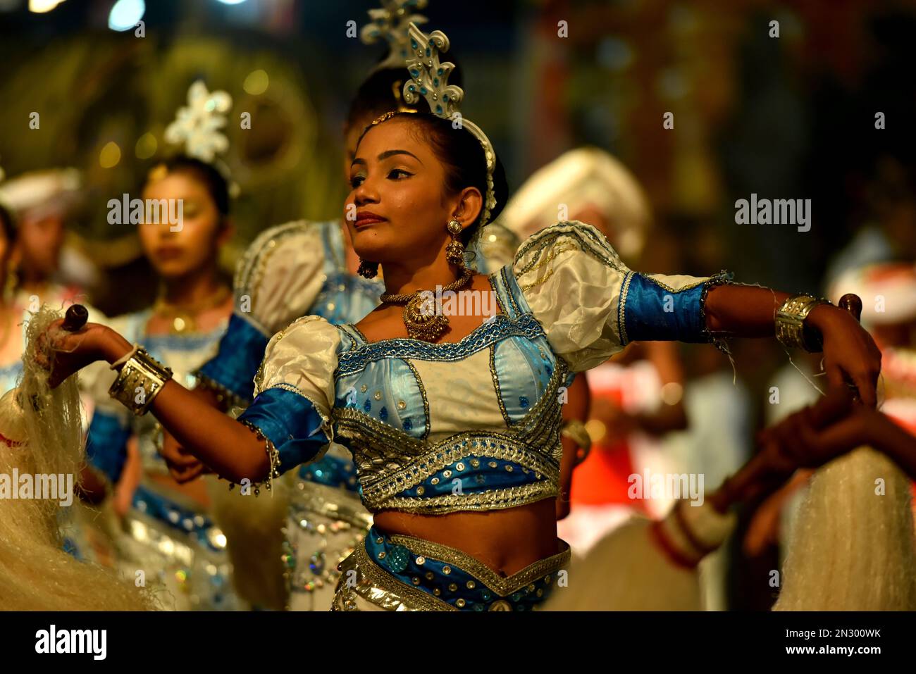 Sri Lanka Traditional Dancers performs during the annual Navam Maha ...