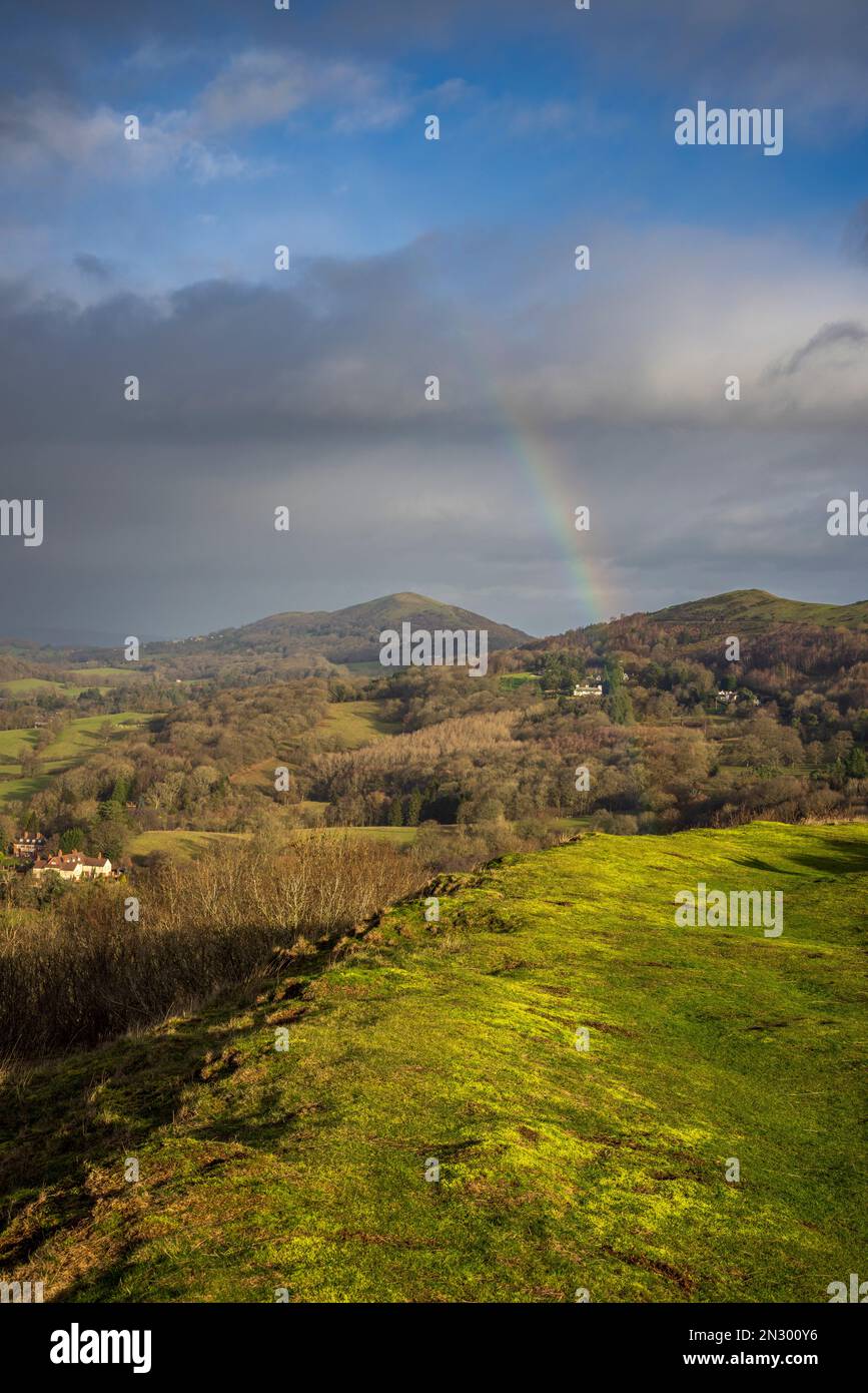 Malvern hills from iron age hi-res stock photography and images - Alamy