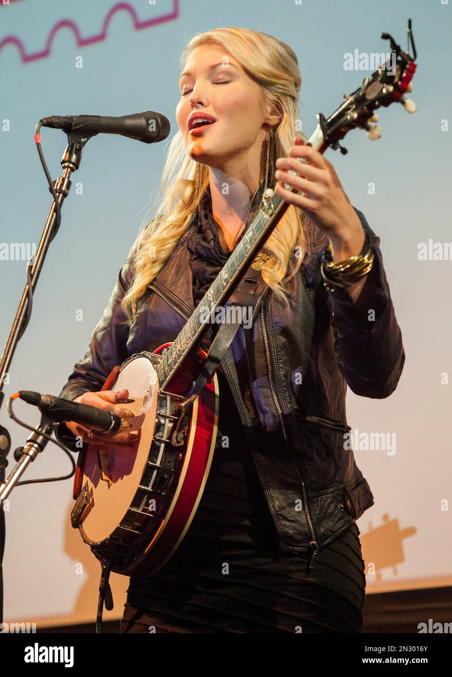 FILE - In this Nov. 7, 2014 file photo, Ashley Campbell during the VIP ...