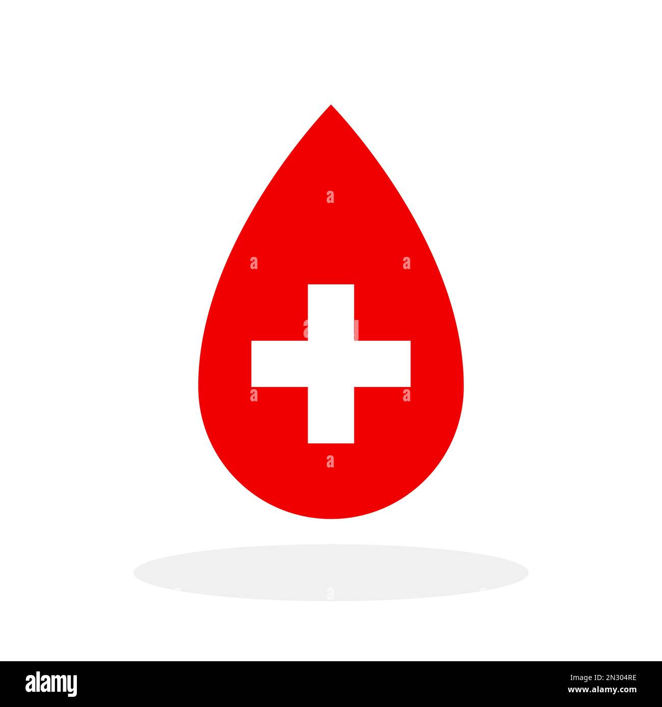 Blood drop icon. Blood donation concept. Red blood drop symbol with ...
