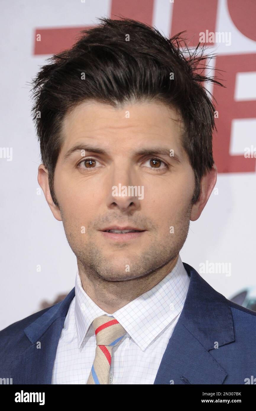 Adam Scott arrives at the LA Premiere Of "Hot Tub Time Machine 2" held ...