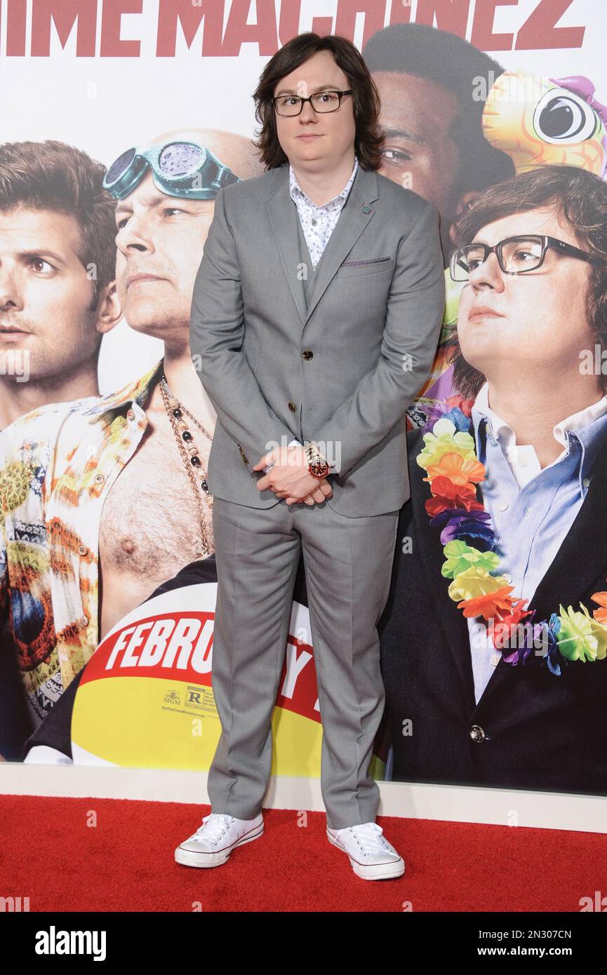 Clark Duke arrives at the LA Premiere Of "Hot Tub Time Machine 2" held ...