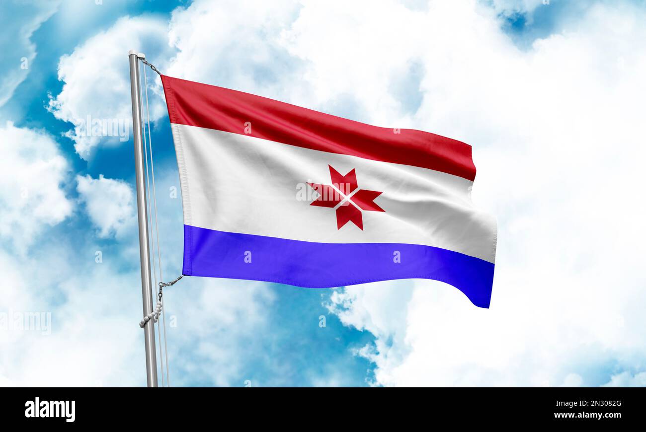 Flag of the republic of mordovia hi-res stock photography and images ...