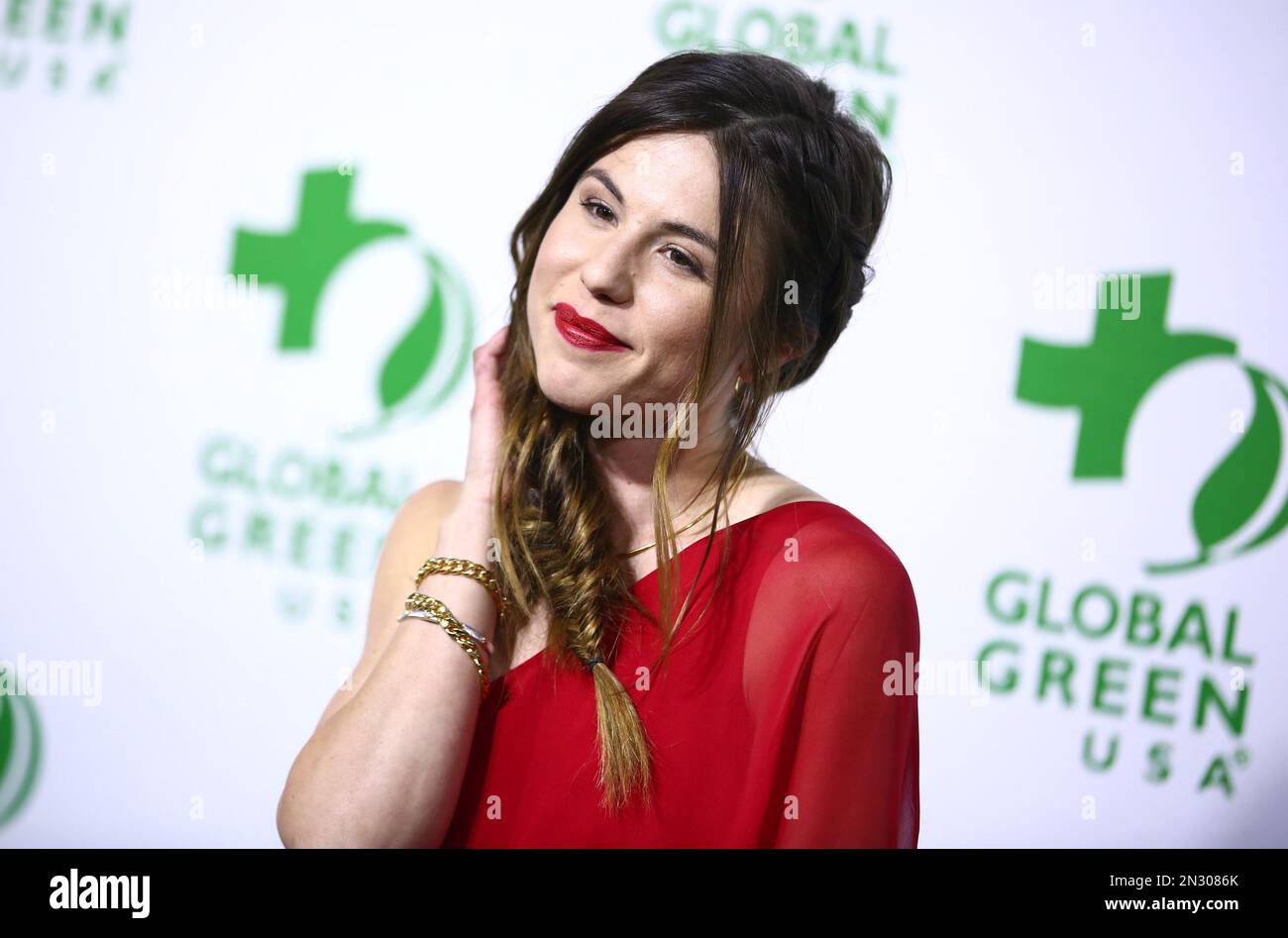 Kendra Krull arrives at the Global Green USA's 12th Annual Pre-Oscar ...