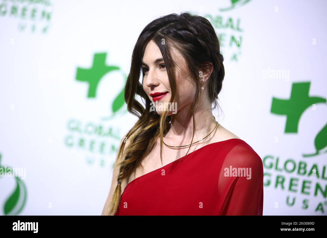 Kendra Krull arrives at the Global Green USA's 12th Annual Pre-Oscar ...