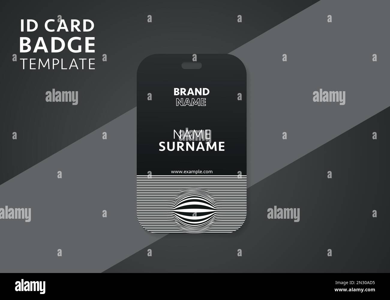 Creative Office ID Card Template Design Layout. Employee ID Card Design ...