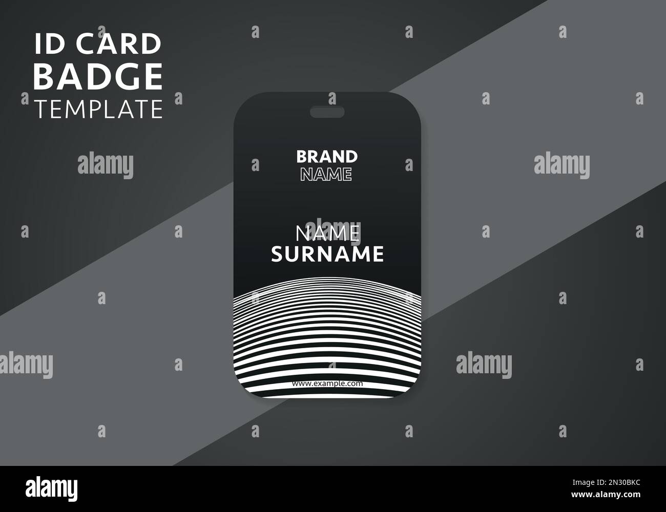 Creative Office ID Card Template Design Layout. Employee ID Card Design ...