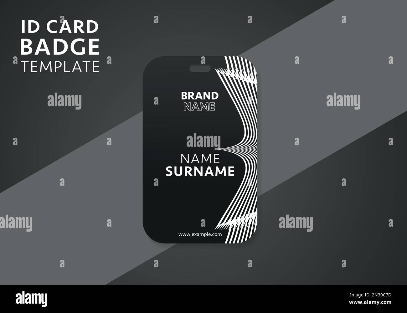 Creative Office ID Card Template Design Layout. Employee ID Card Design ...