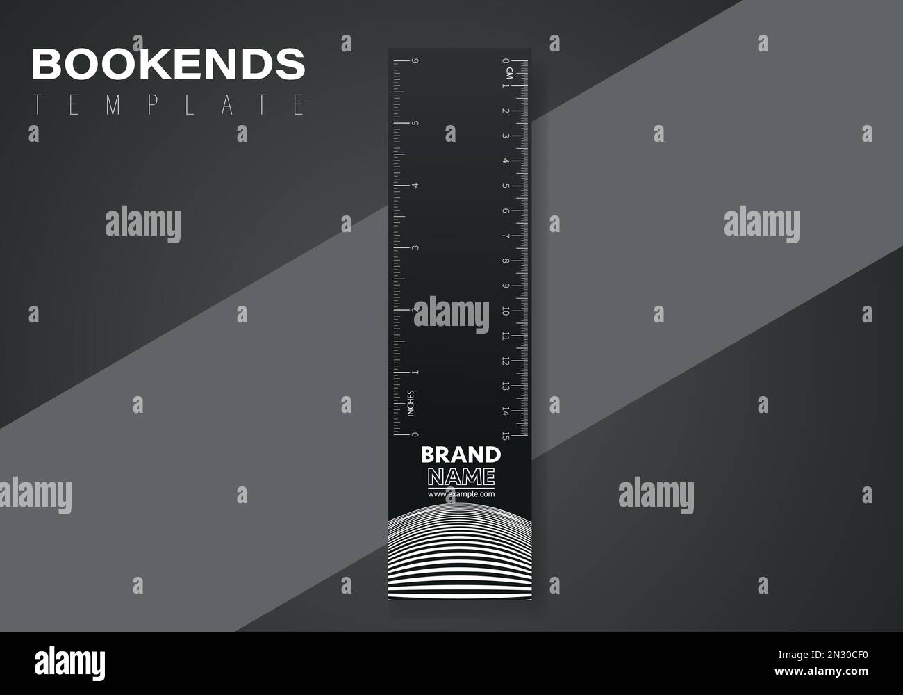 Business modern bookmarks template design. Vector bookmark template ...
