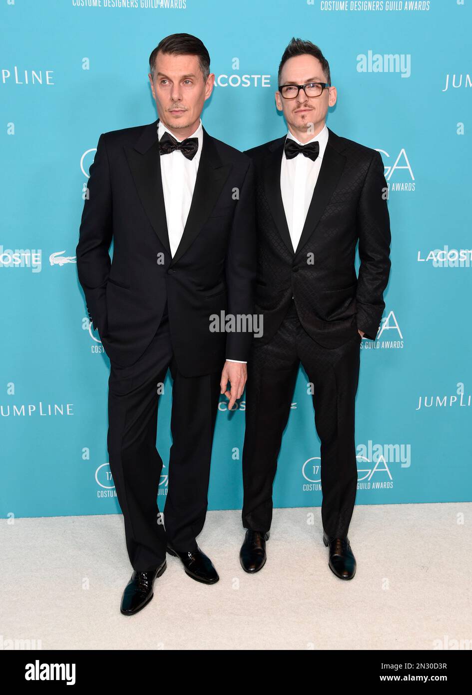 Kurt Swanson, left, and Bart Mueller, of costume design team Kurt and ...