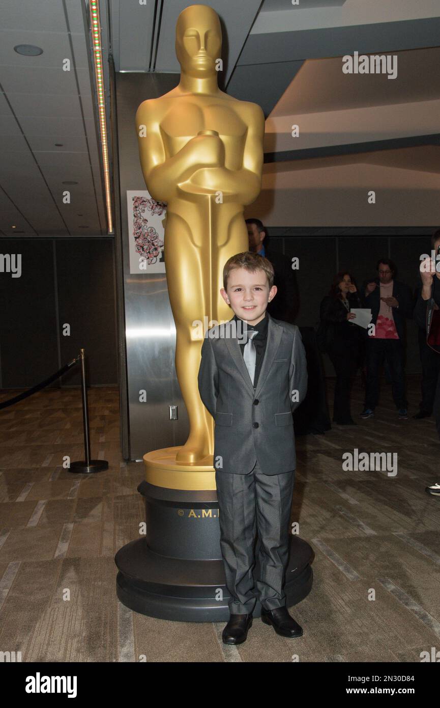 Riley Hamilton arrives at the 87th Academy Awards - "Shorts" at the Samuel Goldwyn Theater on ...