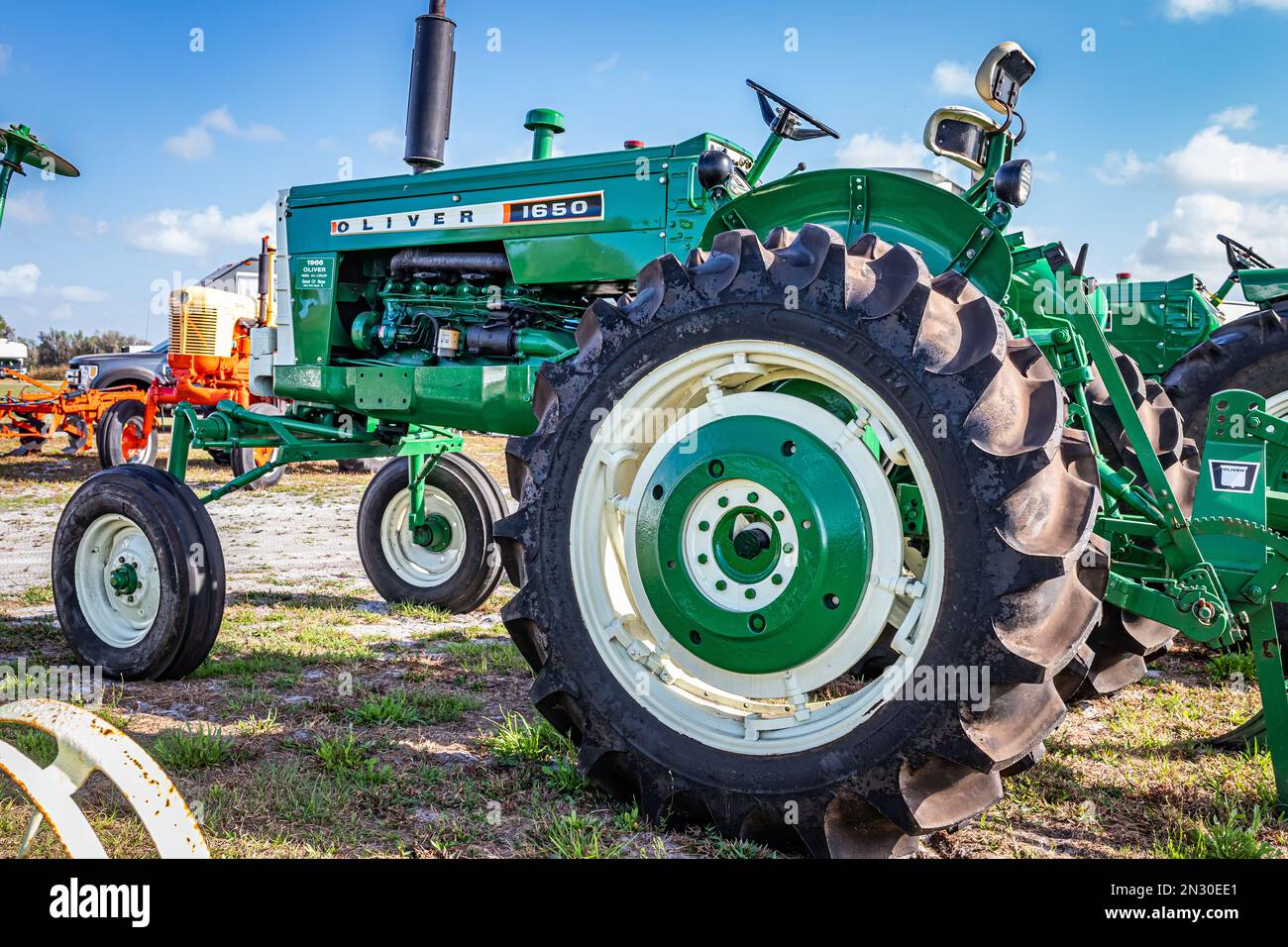 Restored oliver tractor hi-res stock photography and images - Alamy