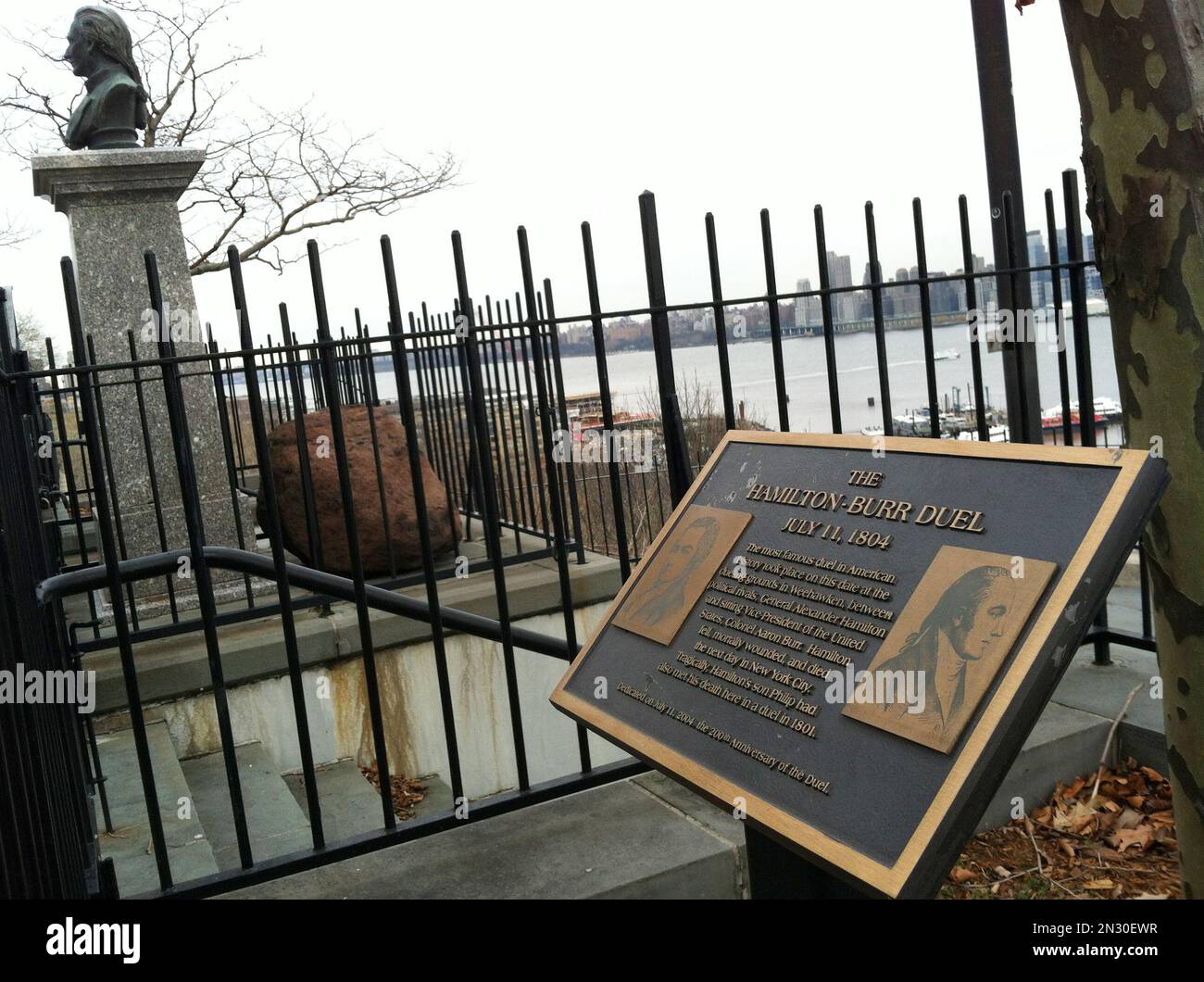 This Jan. 20, 2015 photo shows Hamilton Park in Weehawken, N.J., on the ...