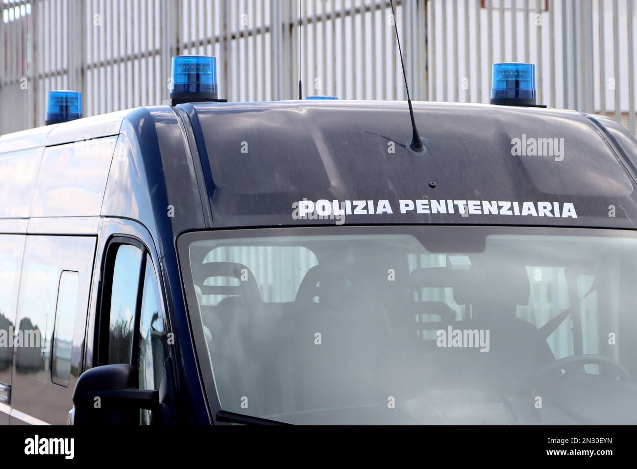 Cellulare, a van used by the Italian Penitentiary Police for the ...