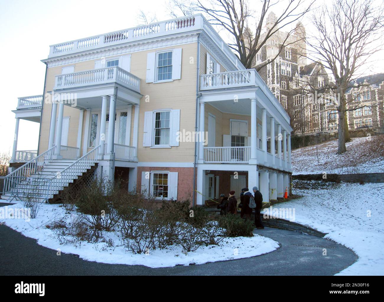 This Jan. 10, 2015 photo shows The Grange, the home that Alexander ...