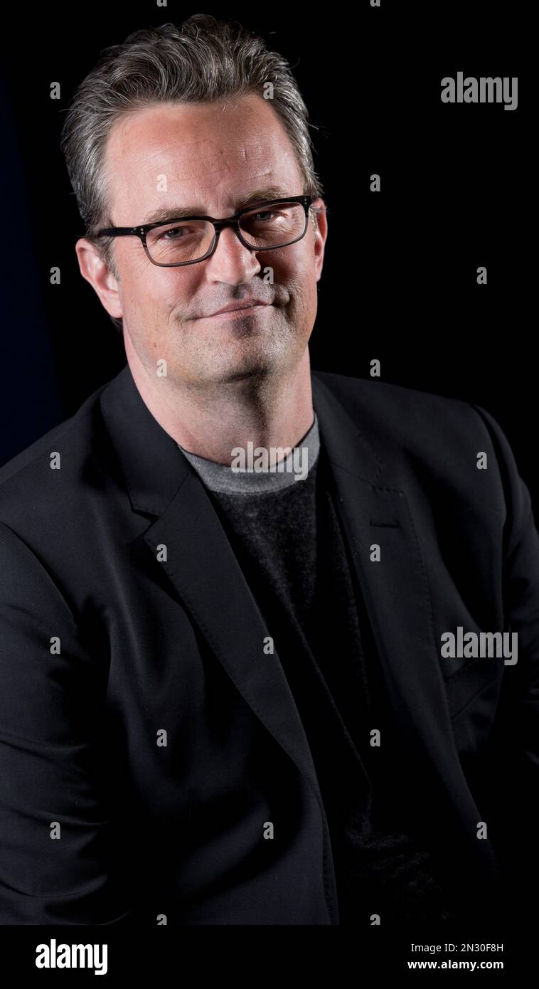 American actor Matthew Perry poses for a portrait in promotion of his ...