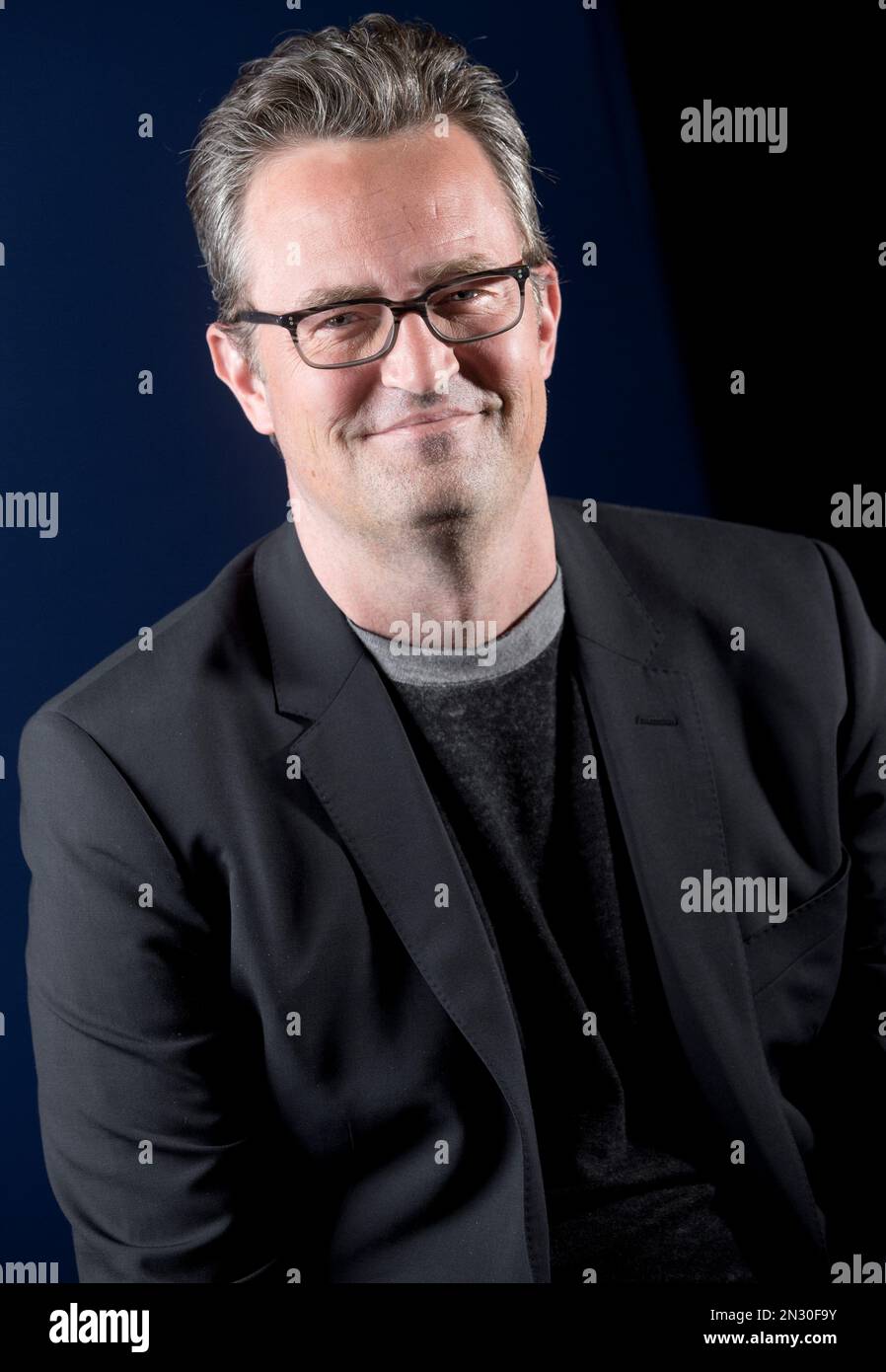 American actor Matthew Perry poses for a portrait in promotion of his ...