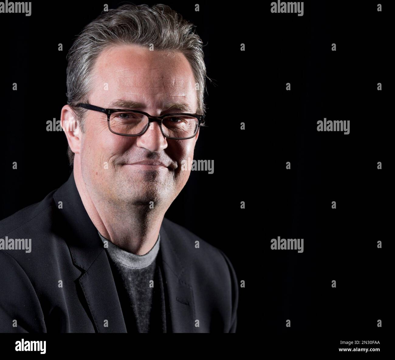 American actor Matthew Perry poses for a portrait in promotion of his ...