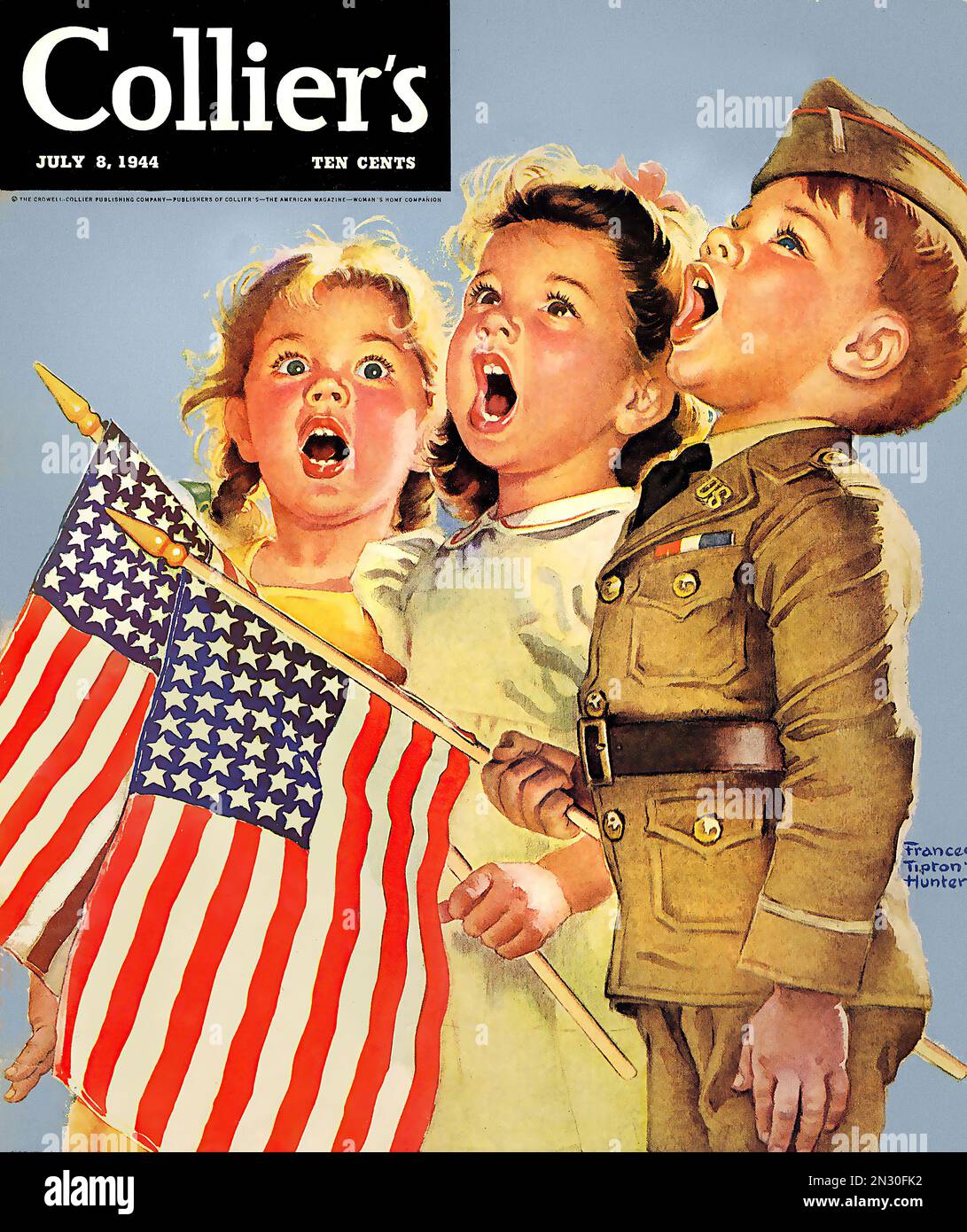 1944 July 8th - Collier's - American magazine cover during World War II ...