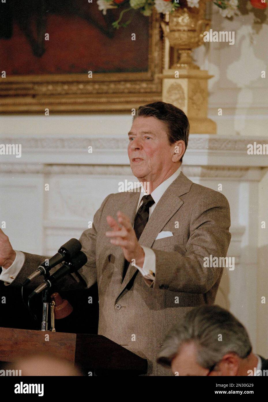 President Ronald Reagan discusses aid to the Contras, March 11, 1986 ...