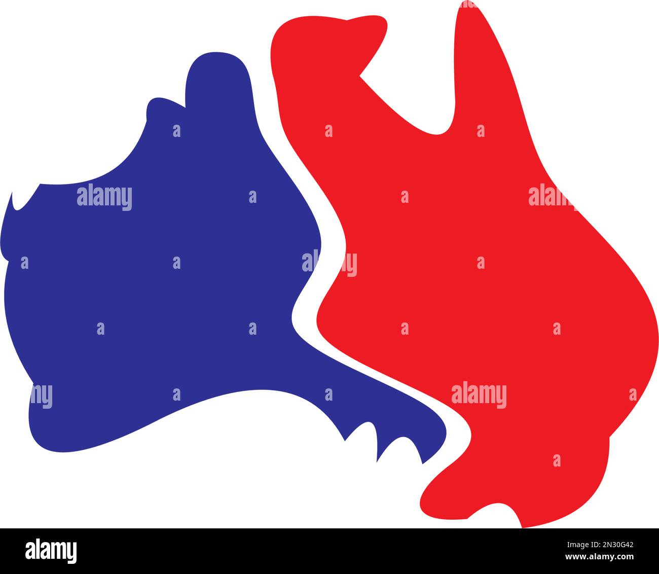 australia map vector logo icon symbol design Stock Vector Image & Art ...