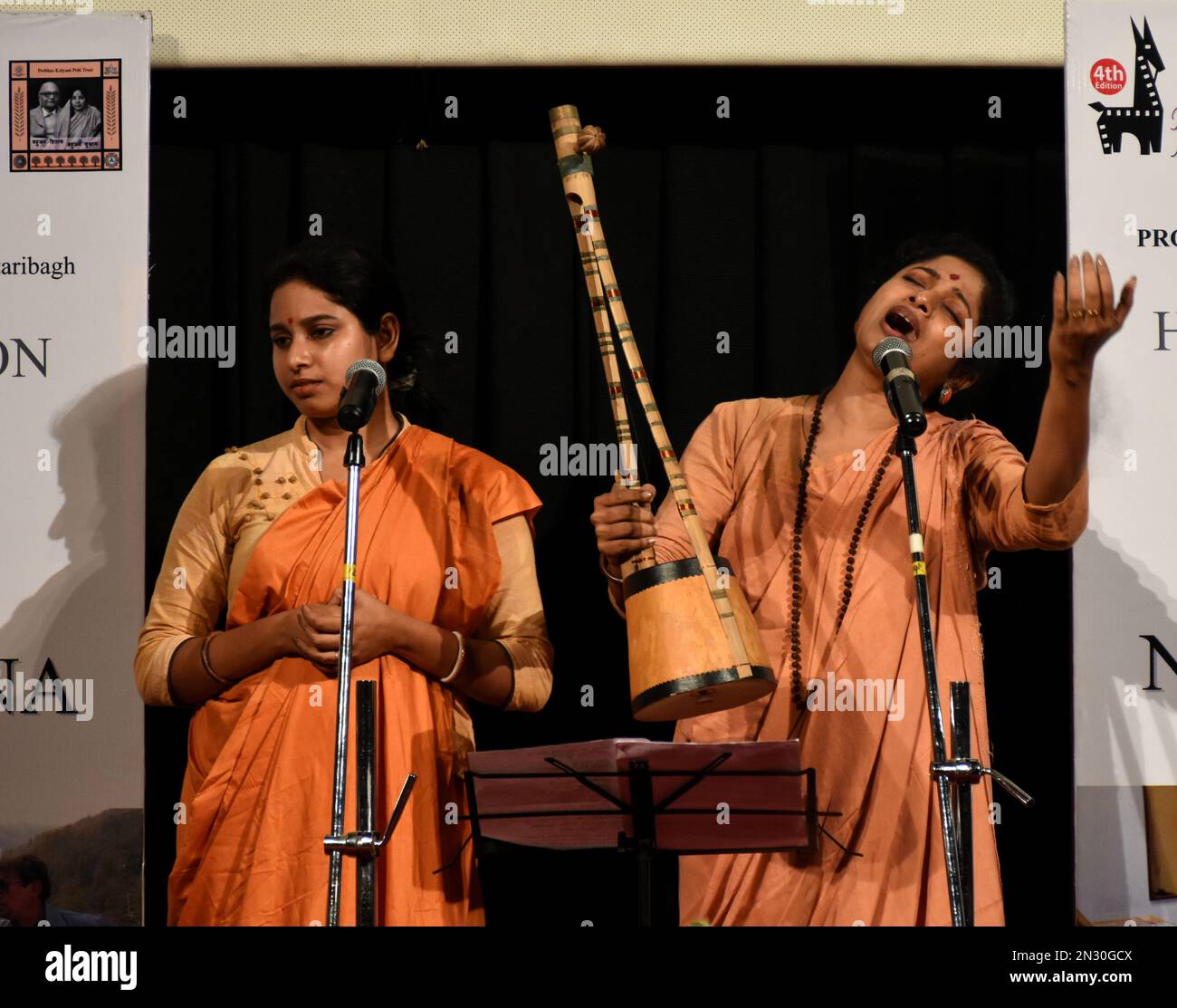 New Dheli, India. 05th Feb, 2023. Folk songs during the honor session ...