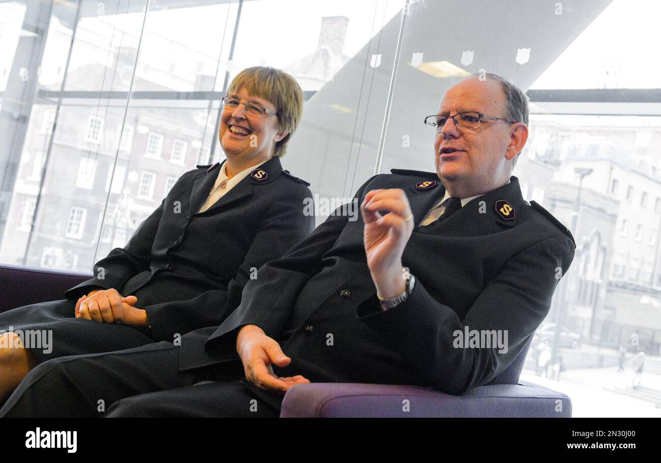 General of the Salvation Army, Andre Cox, and his wife Sylvia, it's ...