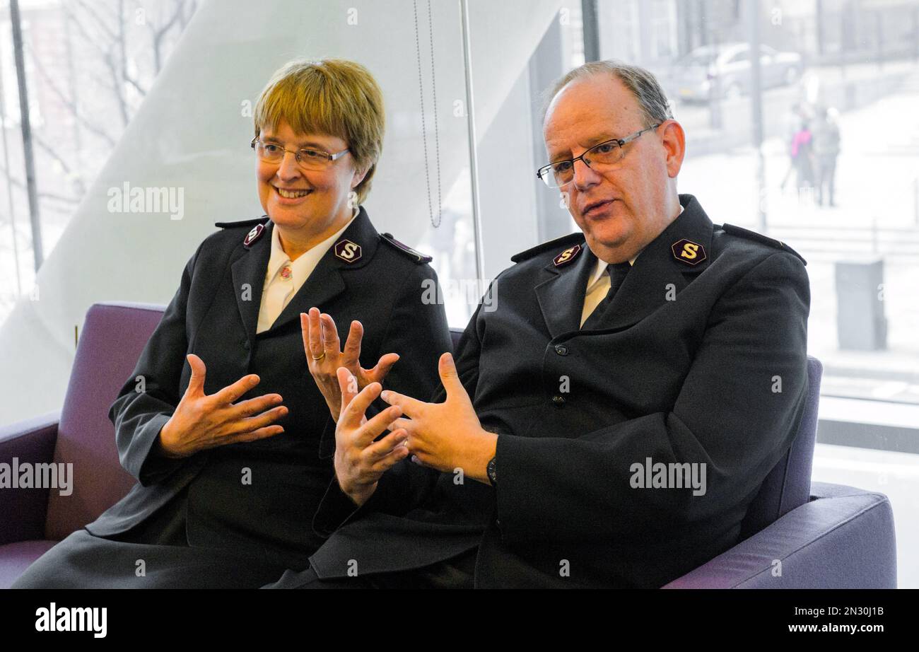 General of the Salvation Army, Andre Cox, and his wife Sylvia, it's ...