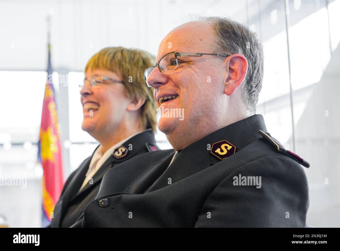 General of the Salvation Army, Andre Cox, and his wife Sylvia, it's ...