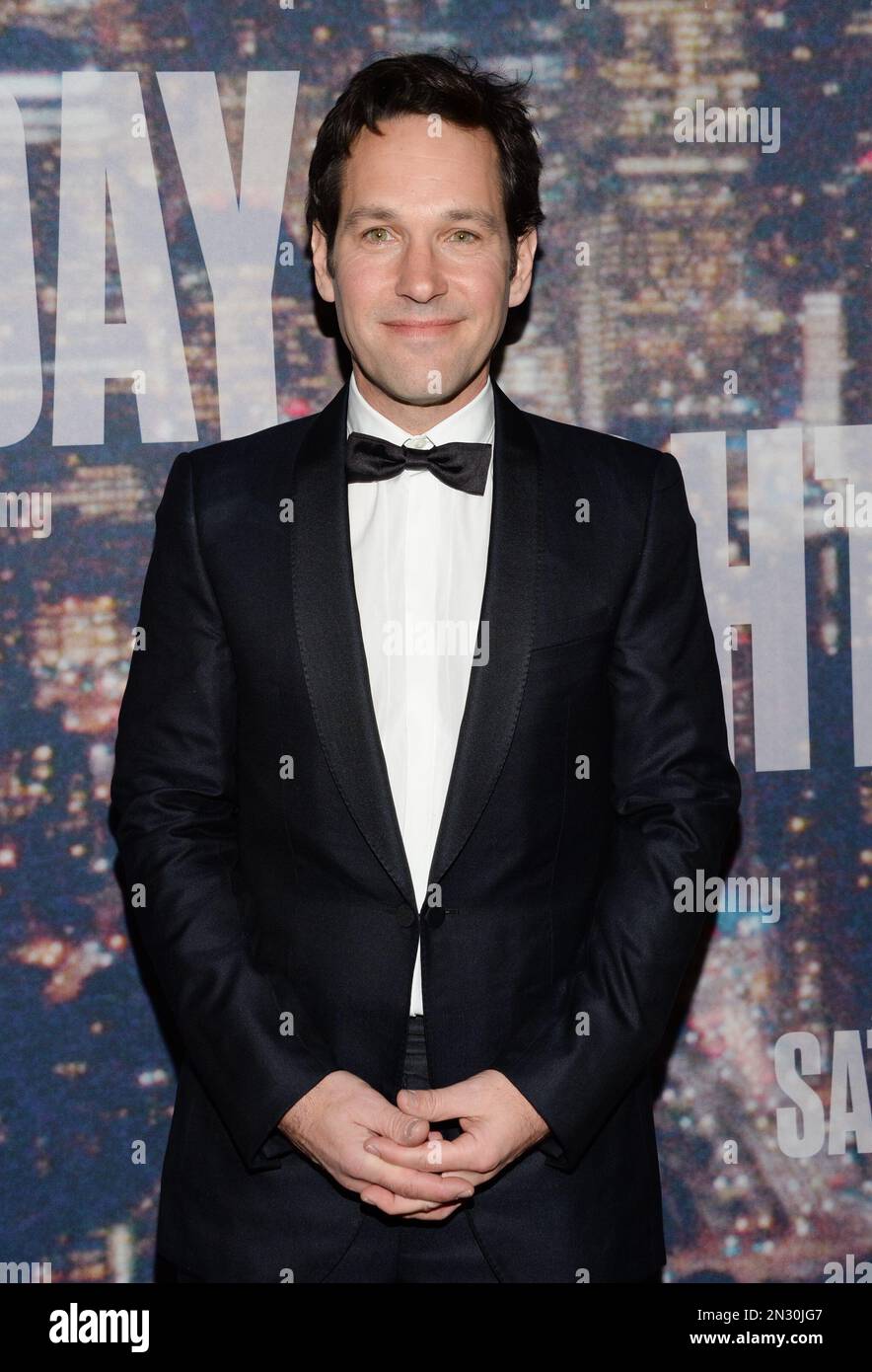 Paul Rudd attends the SNL 40th Anniversary Special at Rockefeller Plaza ...