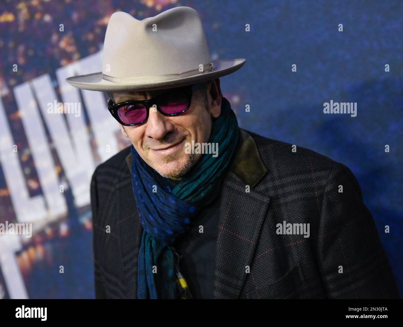 Elvis Costello attends the SNL 40th Anniversary Special at Rockefeller ...
