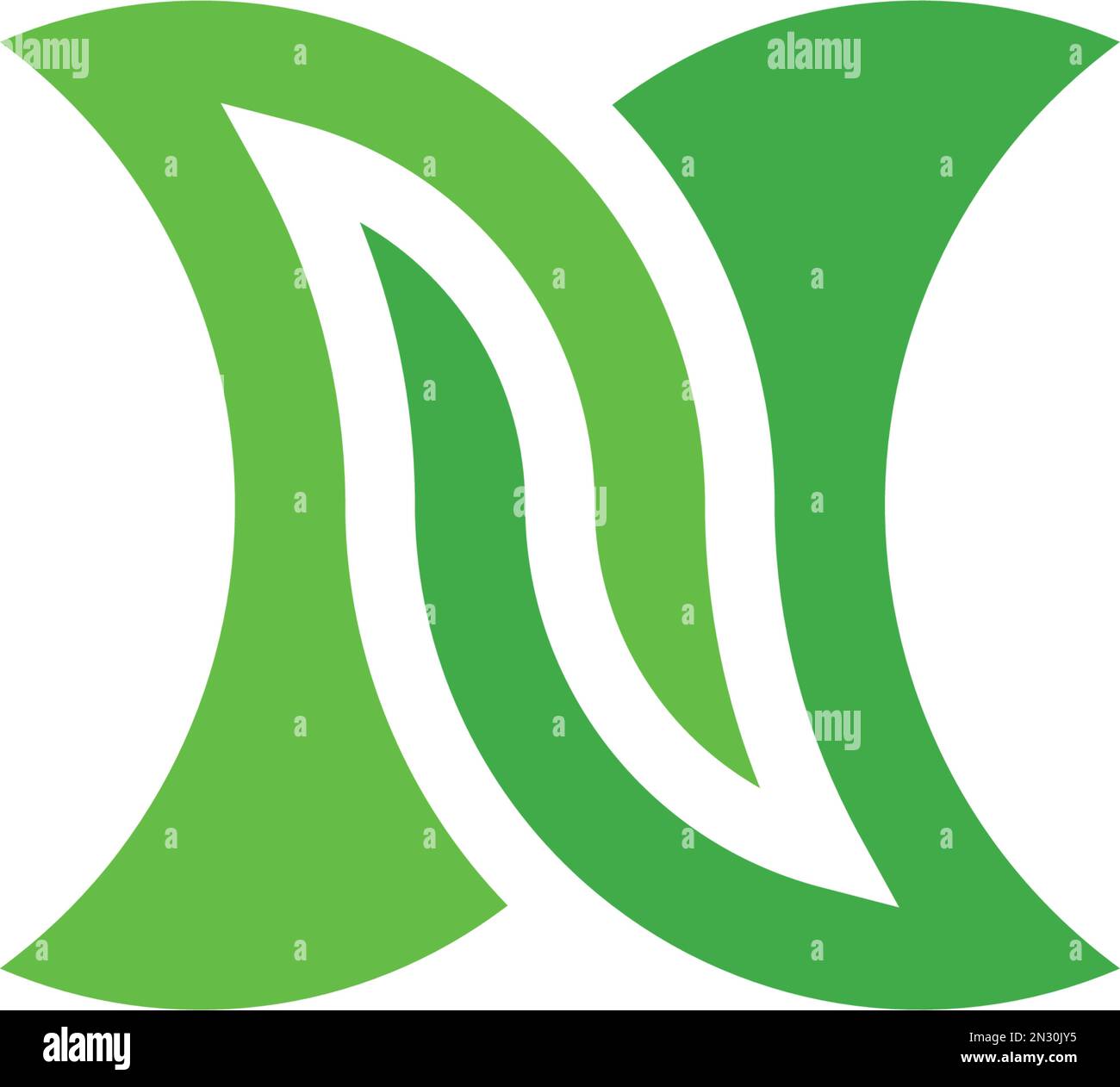 Letter n icon hi-res stock photography and images - Alamy