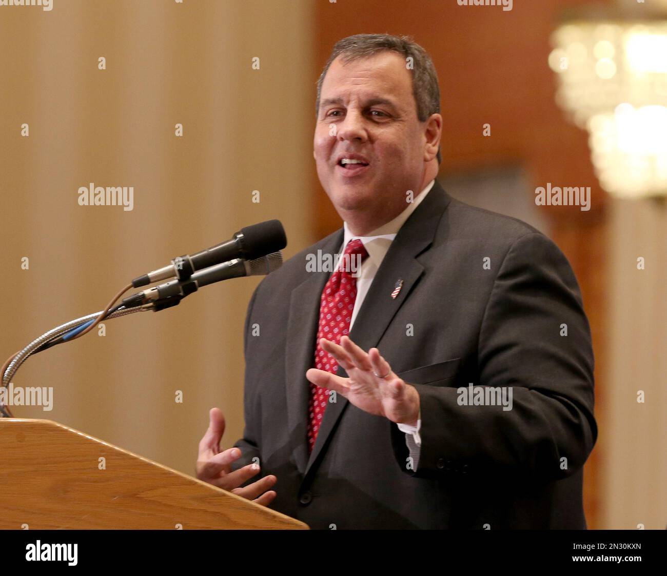 New Jersey Gov. Chris Christie speaks at the 3rd Annual Lincoln-Reagan ...