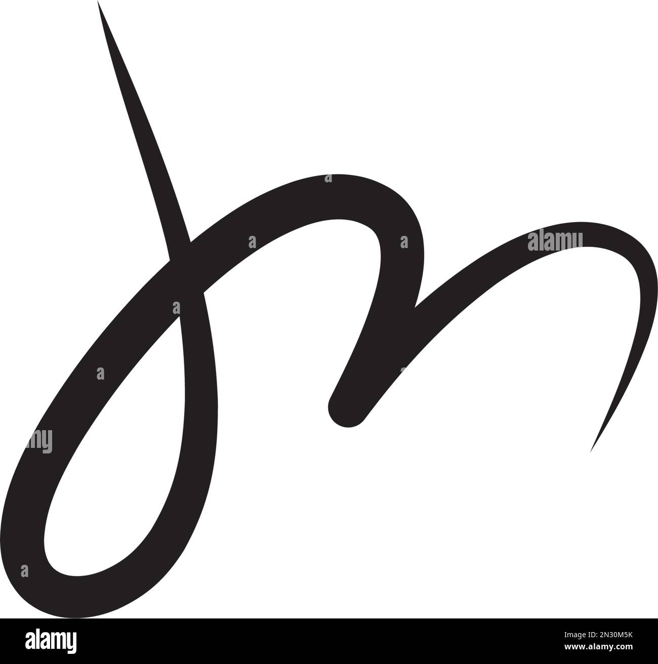 Signature logo j hi-res stock photography and images - Alamy