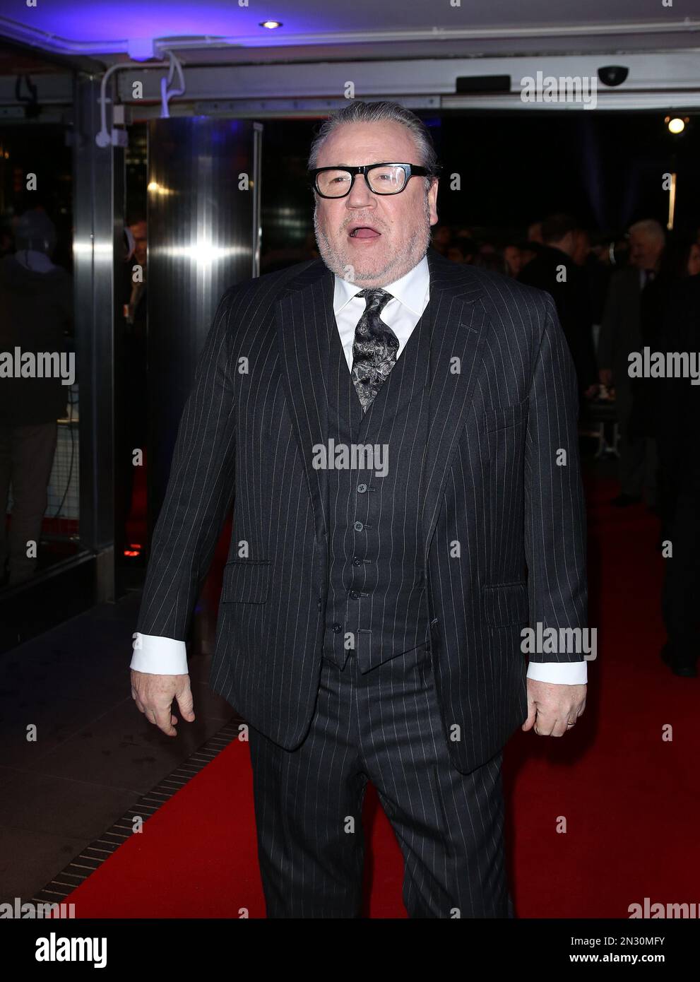 Actor Ray Winstone reacts as he arrives for the World Premiere of The ...