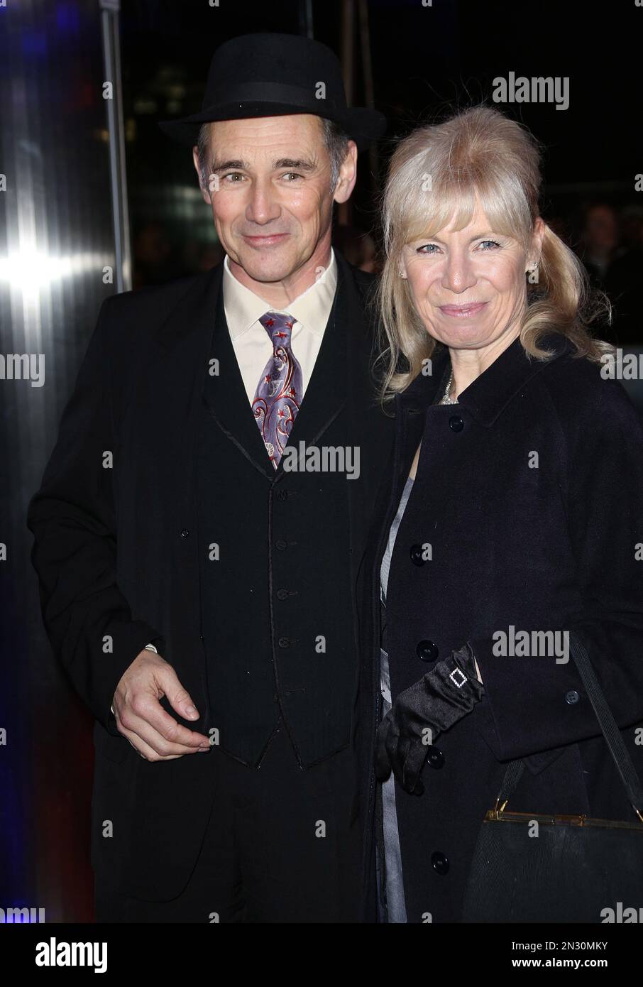 Actor Mark Rylance and wife Claire van Kampen arrive for the World ...