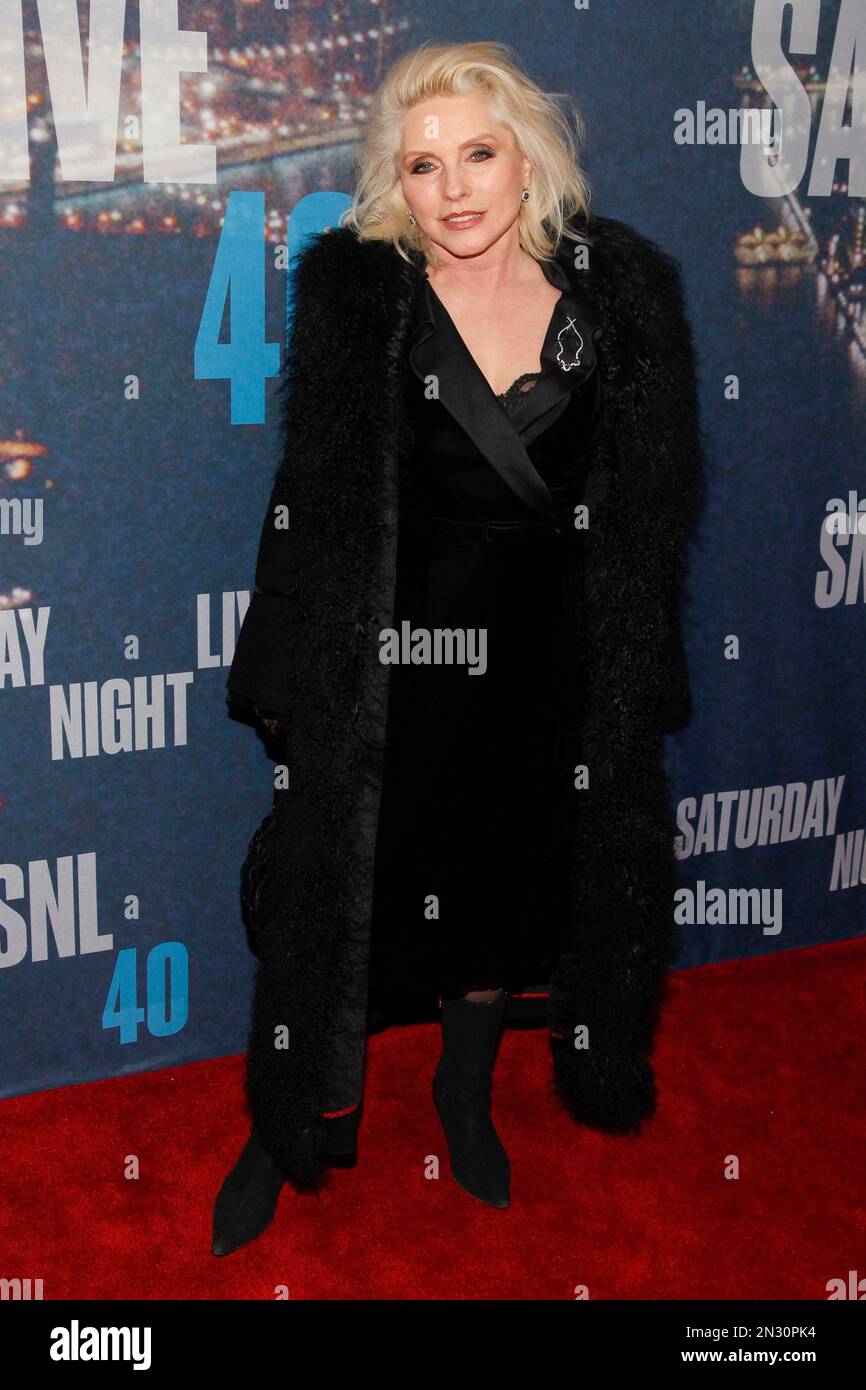 Debbie Harry attends the SNL 40th Anniversary Special at Rockefeller ...