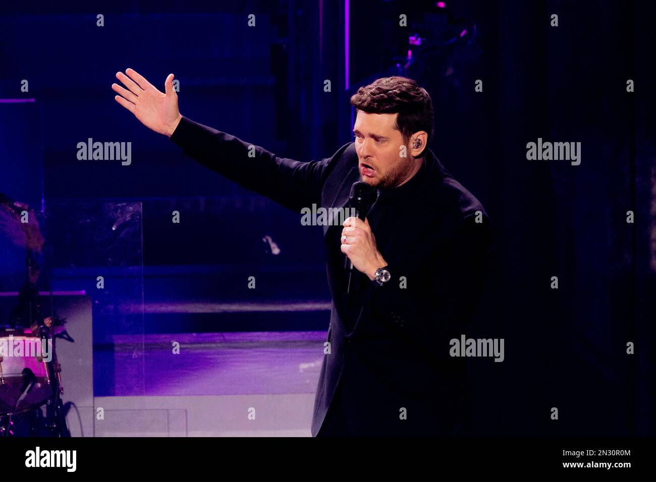 Michael Buble live concert at Mediolanum Forum in Assago Milan Italy ...