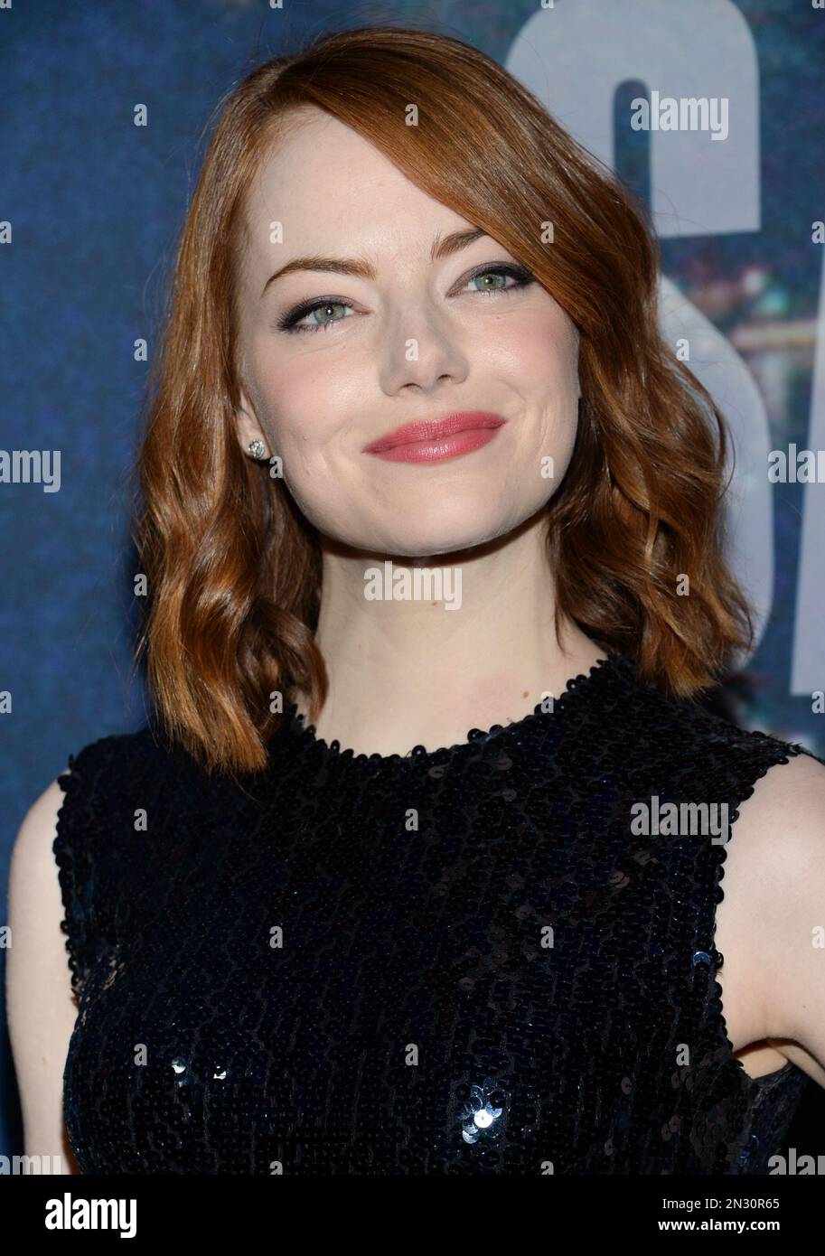 Emma Stone attends the SNL 40th Anniversary Special at Rockefeller ...