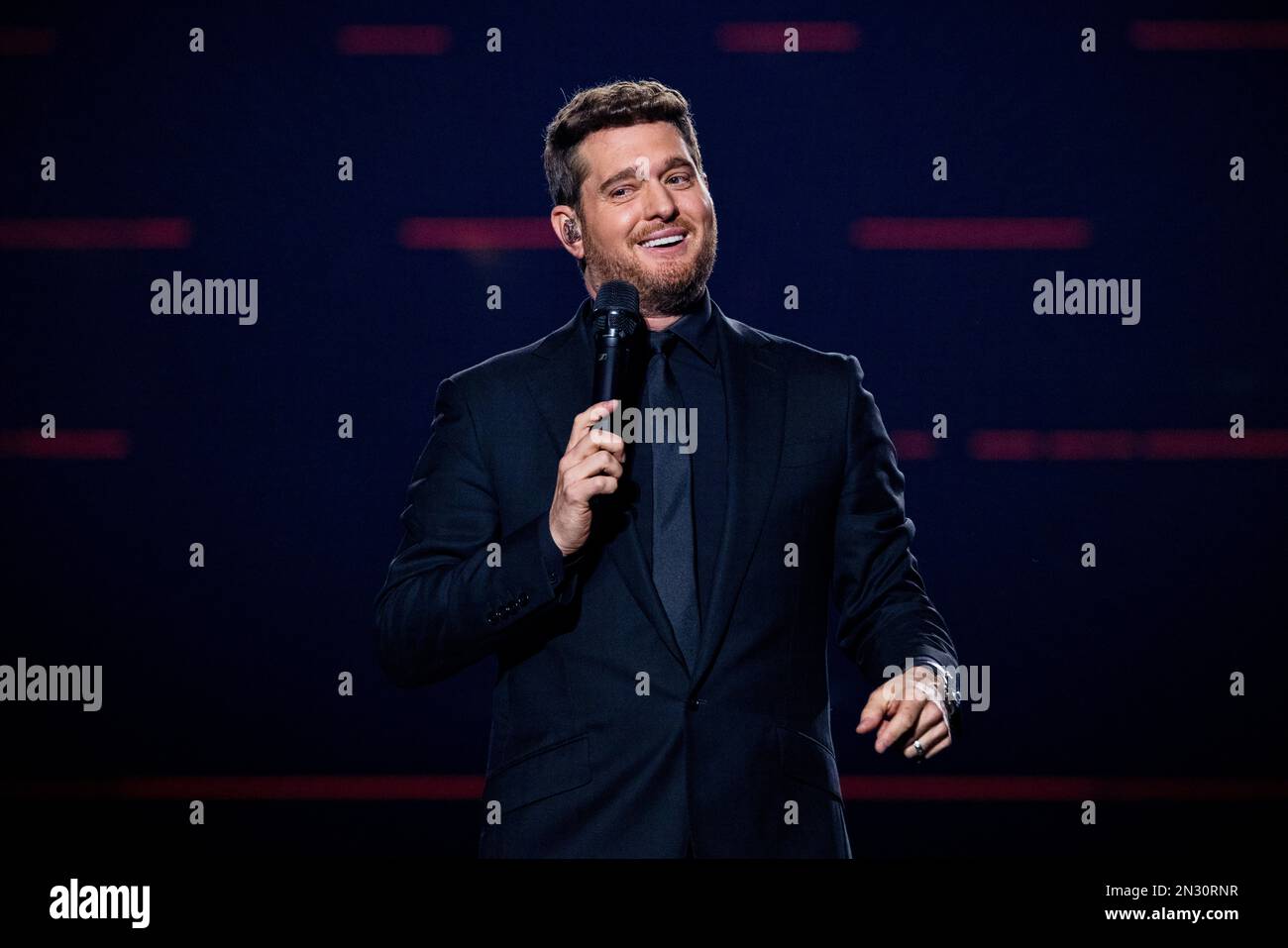 Michael Buble live concert at Mediolanum Forum in Assago Milan Italy ...