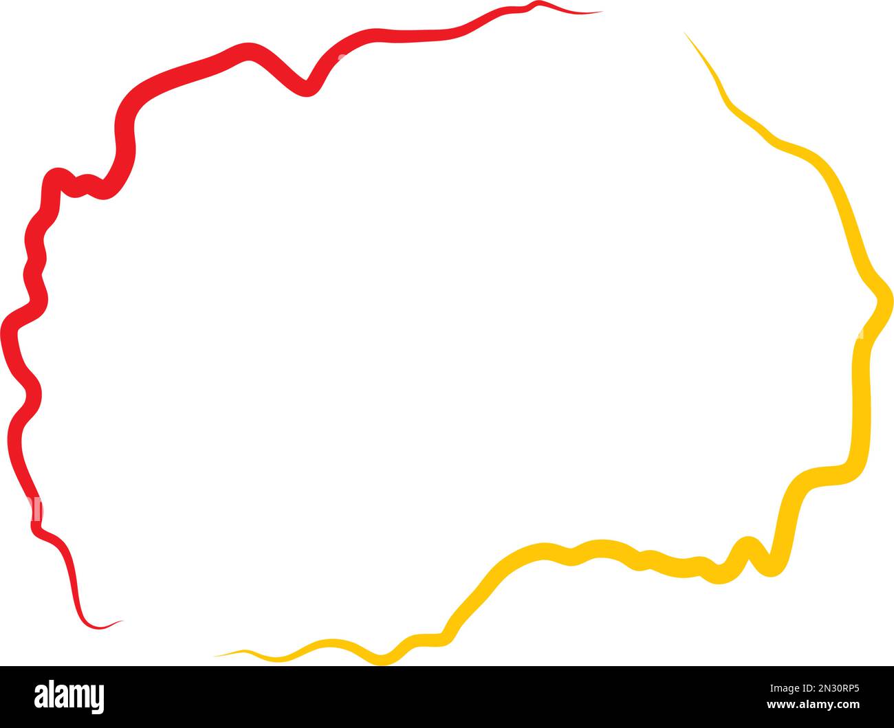macedonia country map vector logo Stock Vector Image & Art - Alamy